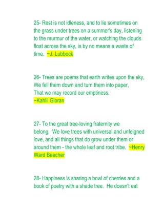 113 best quotations about trees | PDF