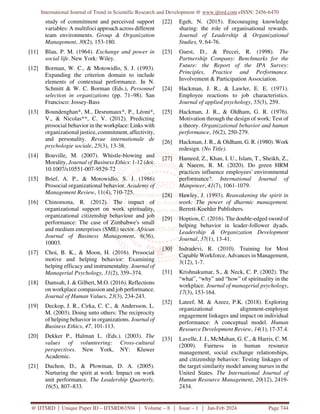 Collective Bargaining and Employee Prosocial Behaviour in the ...