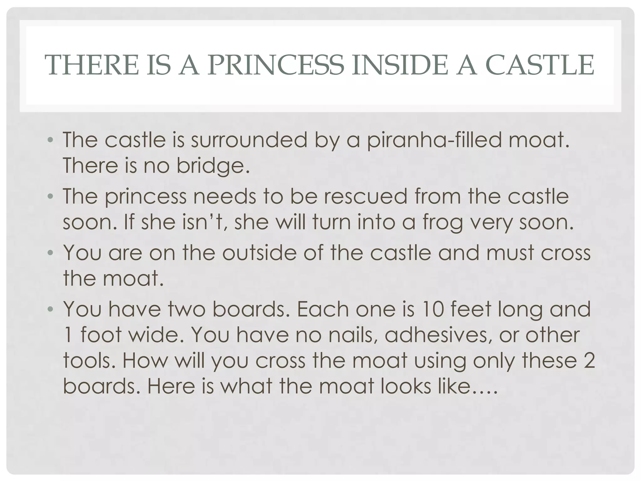 crossing a moat | PPTX