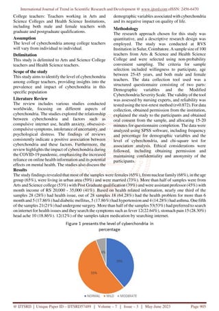 Cyberchondria among College Teachers | PDF
