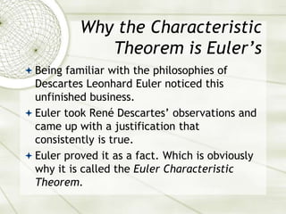 euler characteristic theorem | PPT