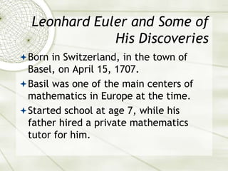 euler characteristic theorem | PPT