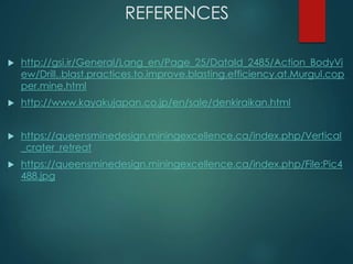 SHORT DELAY BLASTING BY BALU MADASU | PPTX