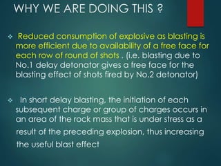 SHORT DELAY BLASTING | PPTX