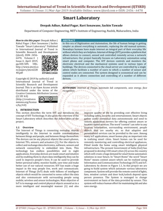 Smart Laboratory | PDF