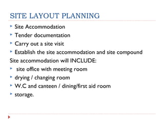 114 site layout-health and safety | PPT