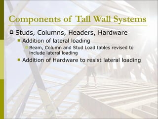 Taming The Wind with Engineered Tall Walls | PPT