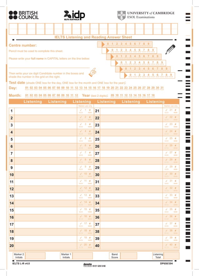 114189 ielts listening_answer_sheet | PDF