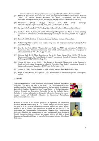 The Development of Research Recommendation System for Southern Thailand Development | PDF