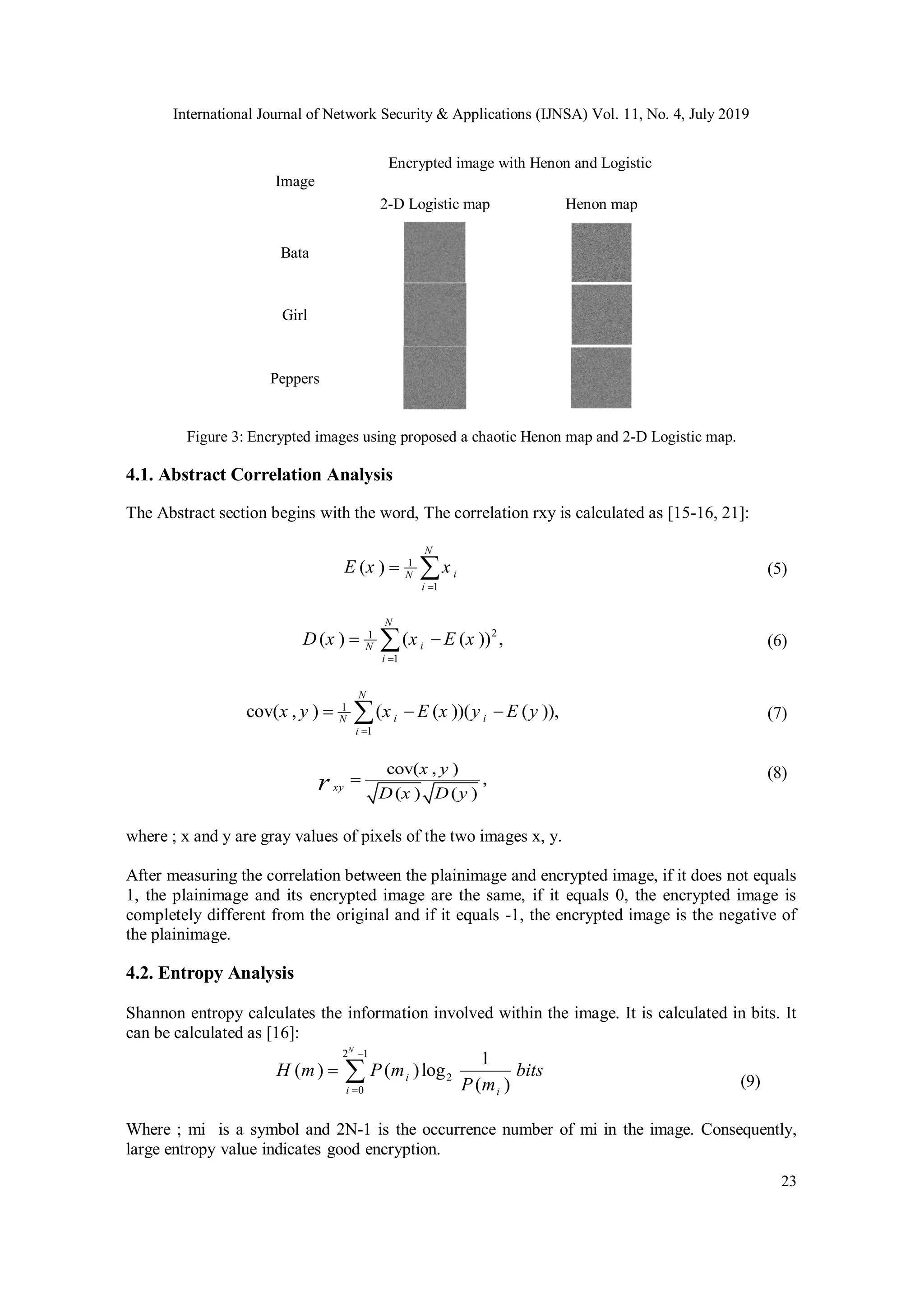 A Chaotic Confusion Diffusion Image Encryption Based On Henon Map Pdf