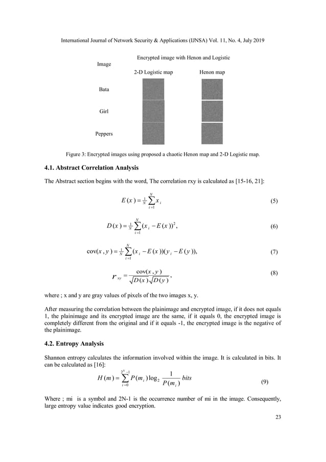 A CHAOTIC CONFUSION-DIFFUSION IMAGE ENCRYPTION BASED ON HENON MAP | PDF A CHAOTIC CONFUSION-DIFFUSION IMAGE ENCRYPTION BASED ON HENON MAP | PDF