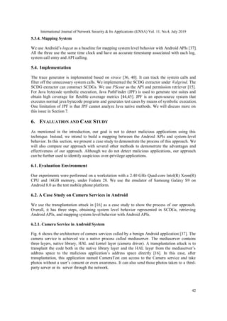 SYSTEM CALL DEPENDENCE GRAPH BASED BEHAVIOR DECOMPOSITION OF ANDROID APPLICATIONS | PDF