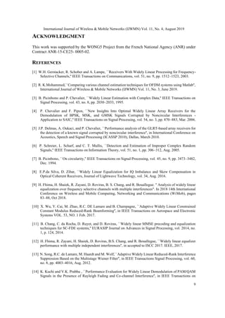 Analysis of Fractionally Spaced Widely Linear Equalization over ...