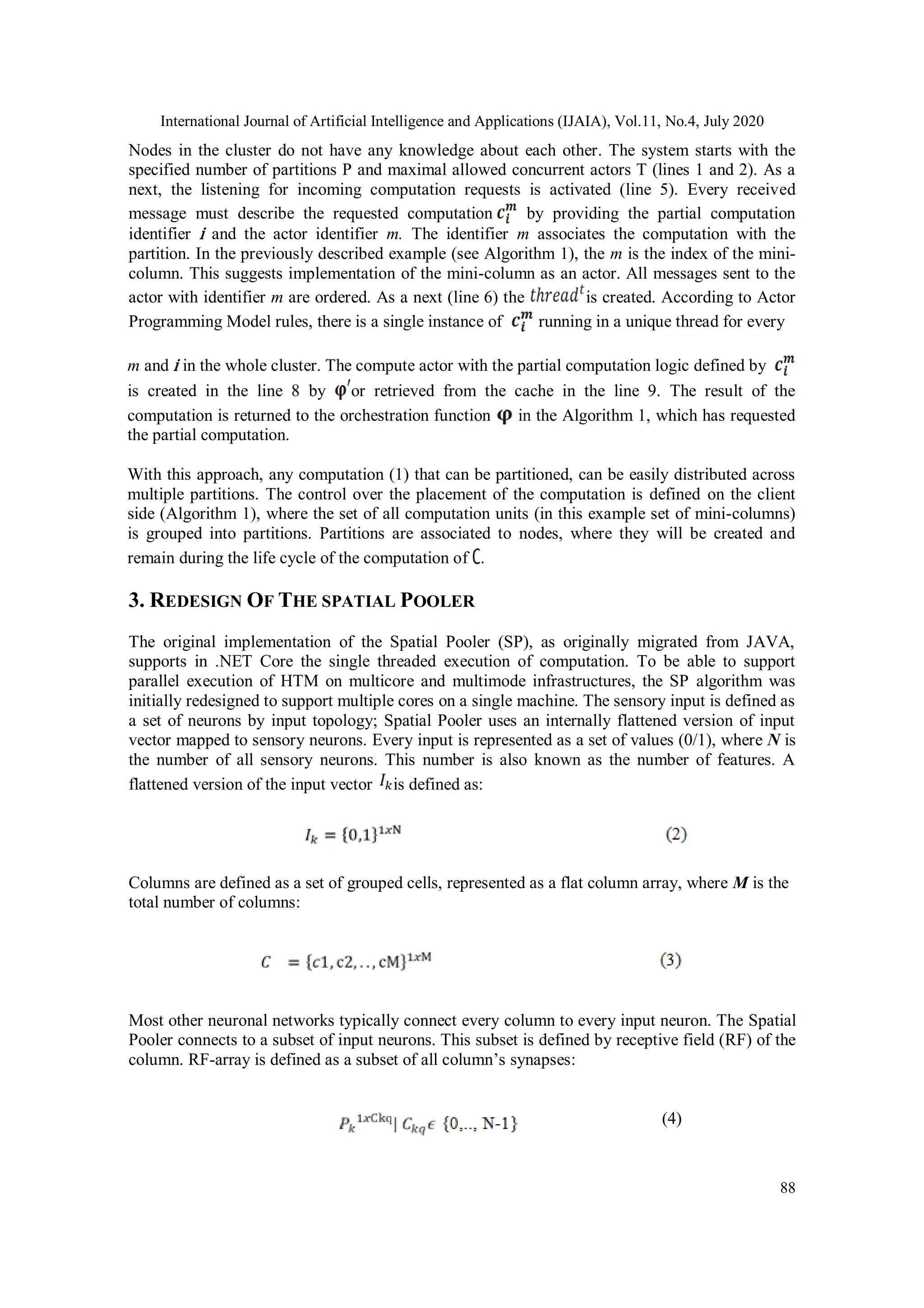 SCALING THE HTM SPATIAL POOLER | PDF | Programming Languages | Computing