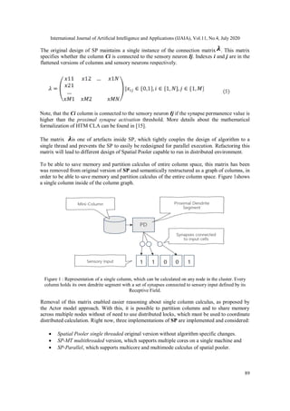 SCALING THE HTM SPATIAL POOLER | PDF | Programming Languages | Computing