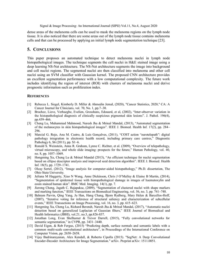 Melanoma Cell Detection in Lymph Nodes Histopathological Images using ...