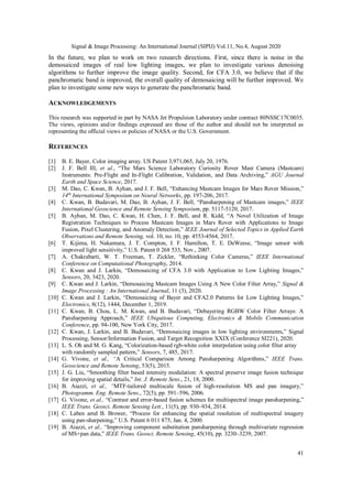 Demosaicing of Real Low Lighting Images using CFA 3.0 | PDF