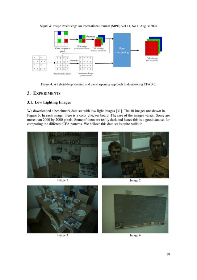Demosaicing of Real Low Lighting Images using CFA 3.0 | PDF