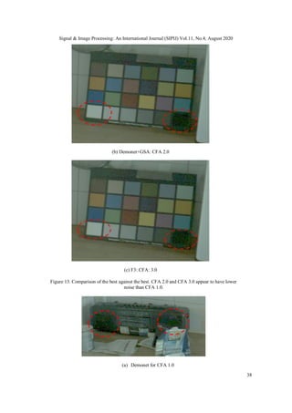 DEMOSAICING OF REAL LOW LIGHTING IMAGES USING CFA 3.0 | PDF