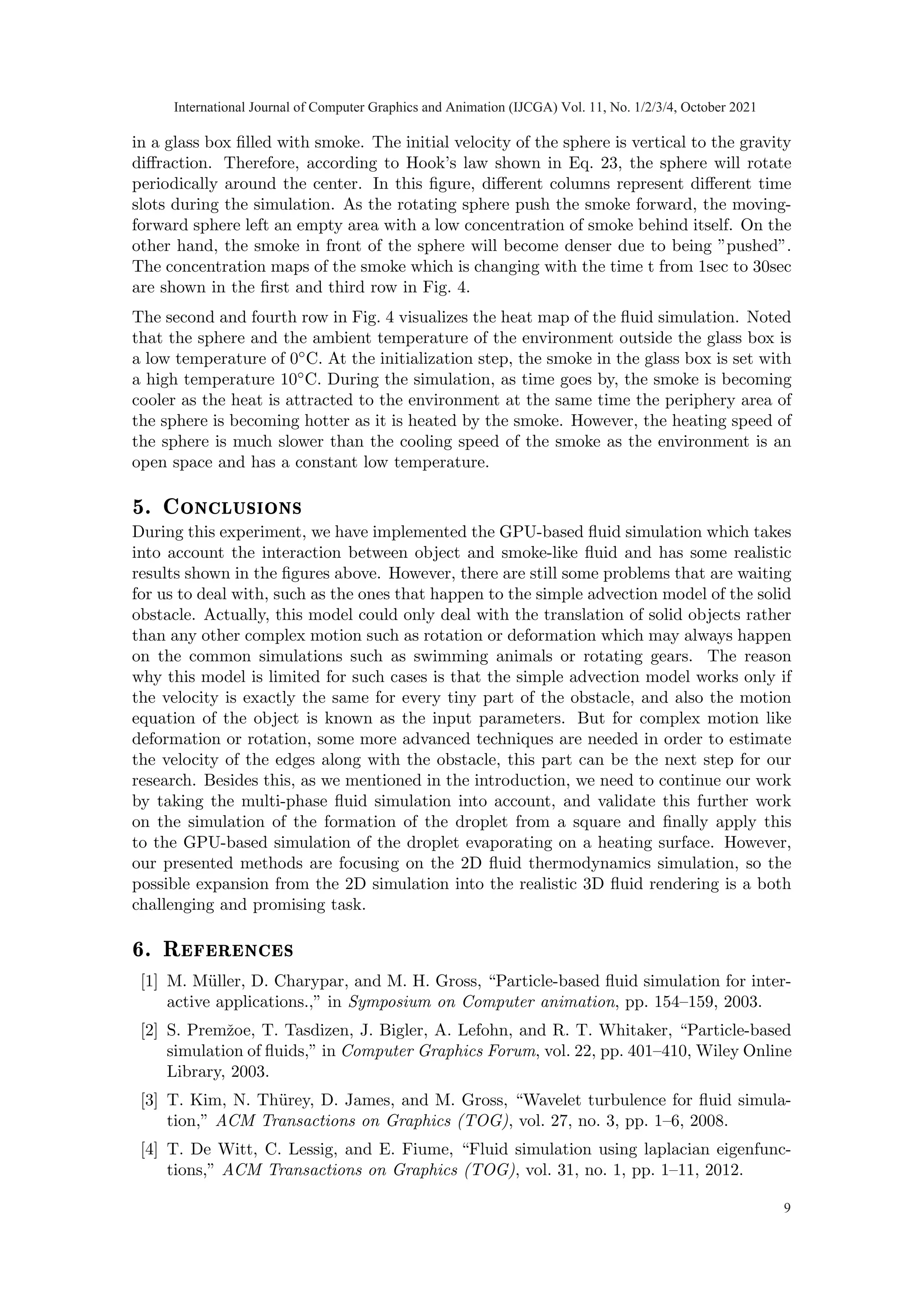 Fast Fluid Thermodynamics Simulation By Solving Heat Diffusion Equation ...