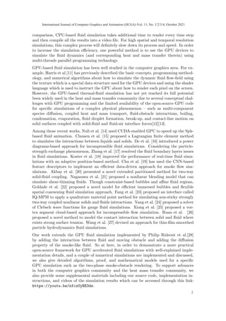 Fast Fluid Thermodynamics Simulation By Solving Heat Diffusion Equation | PDF