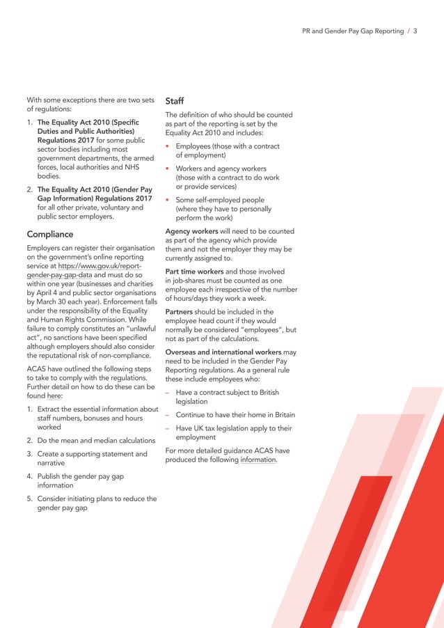 PR and Gender Pay Gap Reporting | PDF