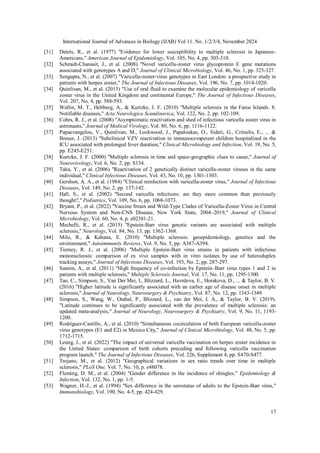 VARICELLA VACCINATION: A POTENTIAL STRATEGY FOR PREVENTING MULTIPLE ...