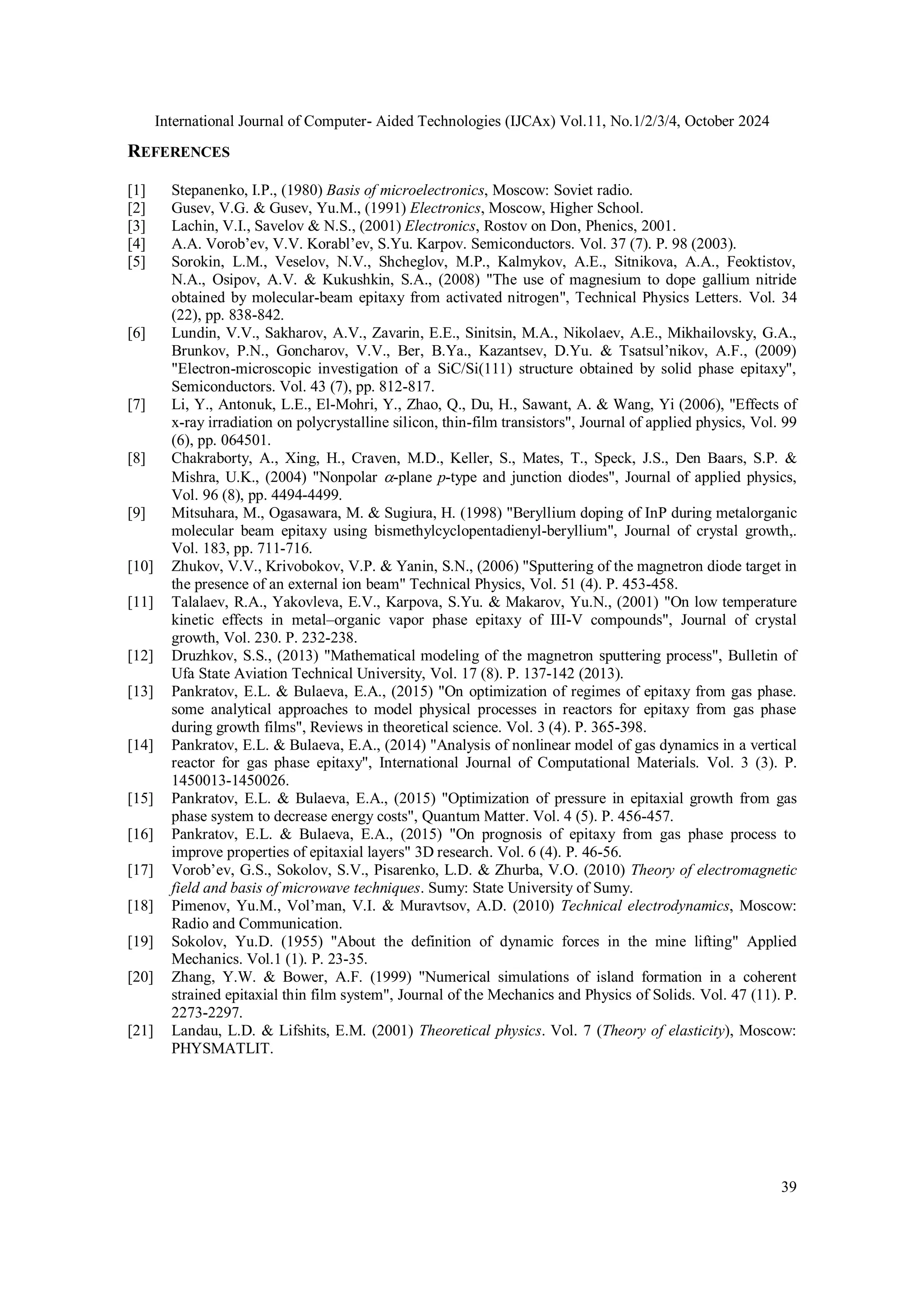 On Decreasing of Mismatch-Induced Stress During Growth of Films During ...
