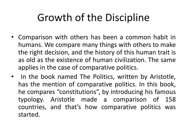 11425733451. Nature and Scope of Comparative Politics.gkjha.pptx | Politics