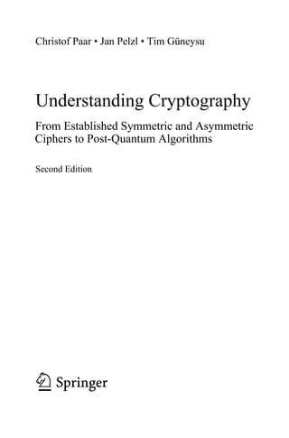 (Ebook) Understanding Cryptography: From Established Symmetric and ...