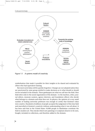 A Systems Perspective on Creativity | PDF