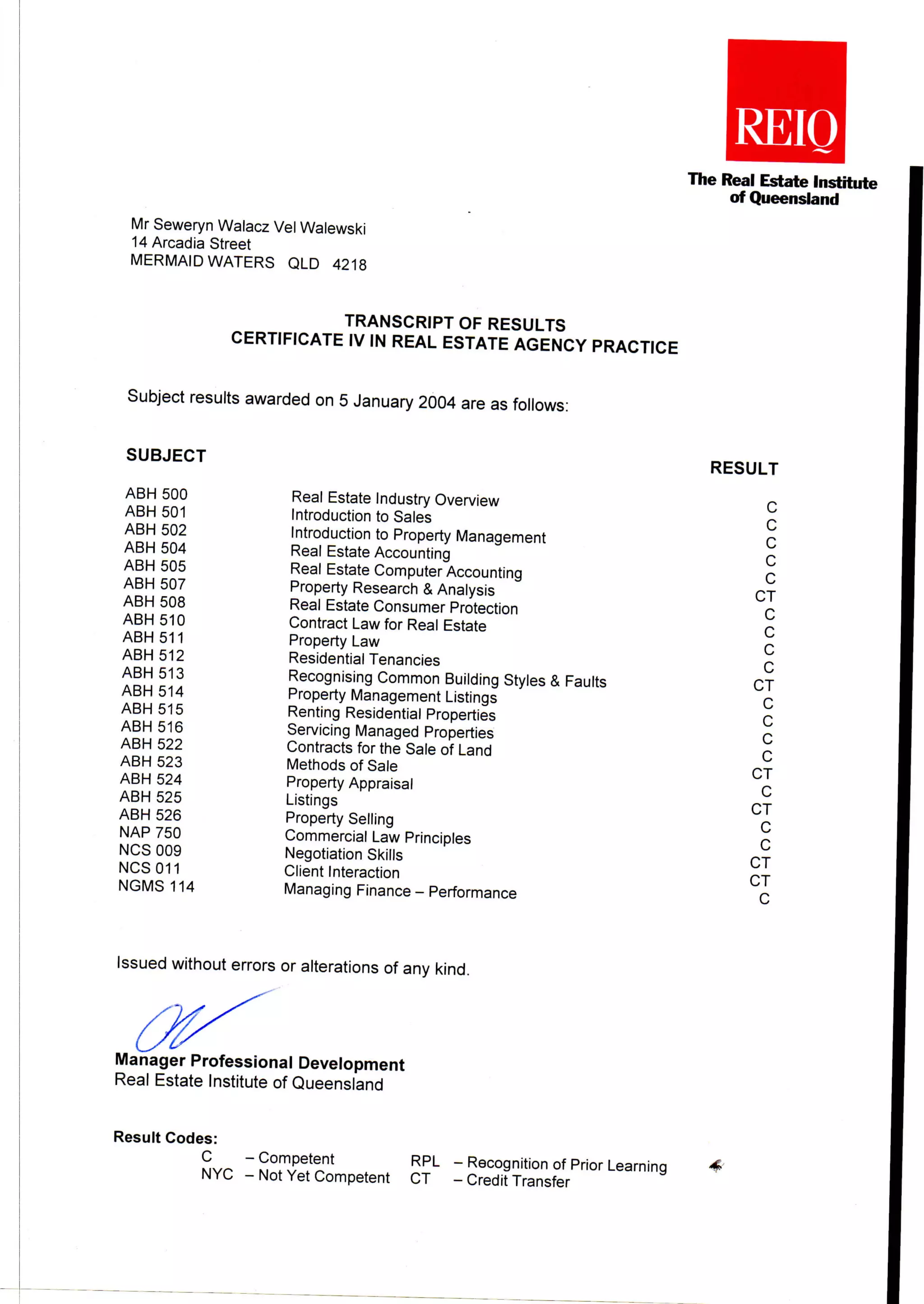 Real Estate cerficate | PDF