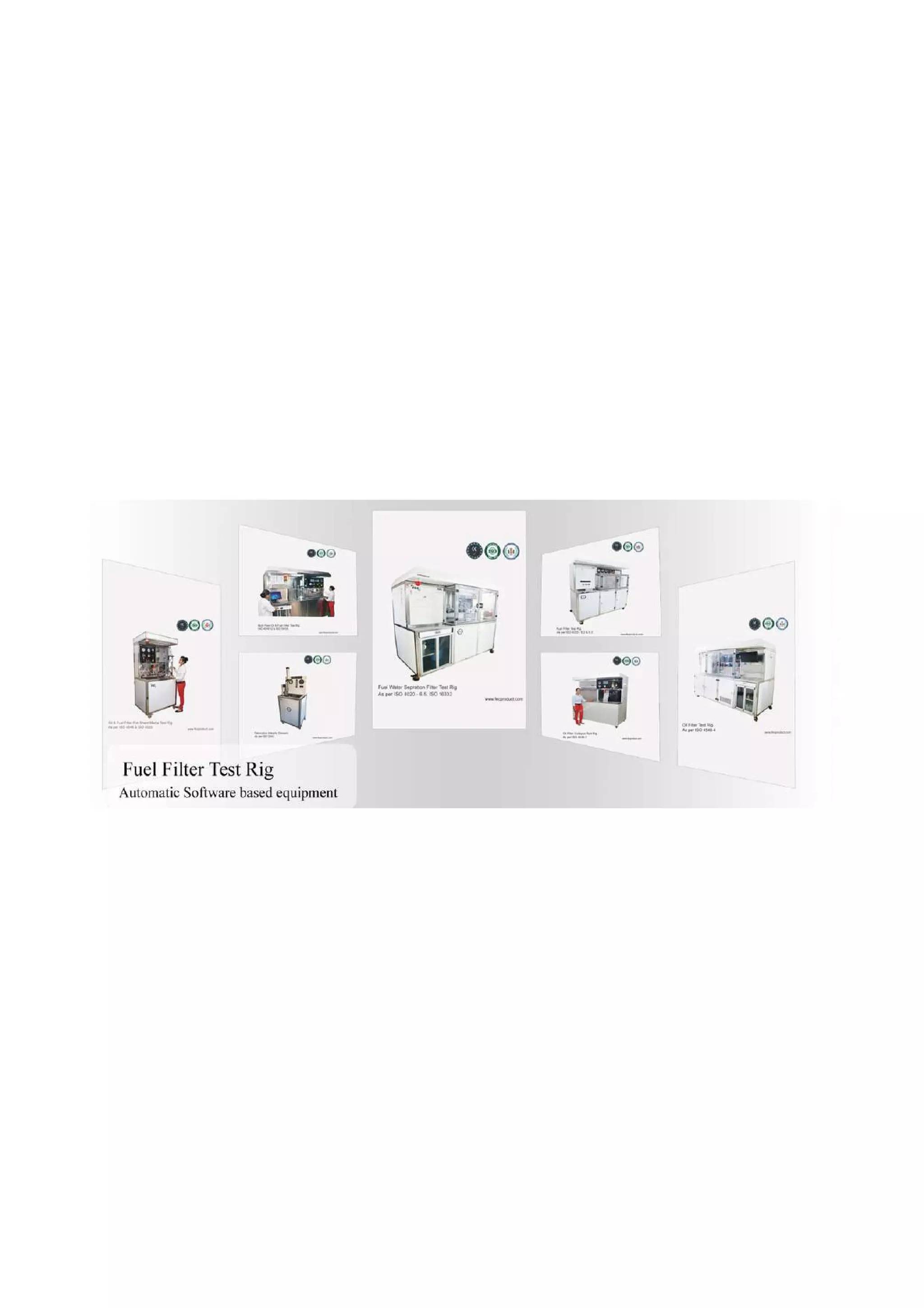 Oil Filter Test Rig HMI and PLC Based Computerised Equipment | PDF