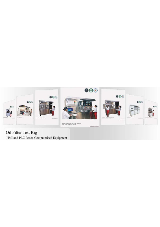Oil Filter Test Rig HMI and PLC Based Computerised Equipment | PDF