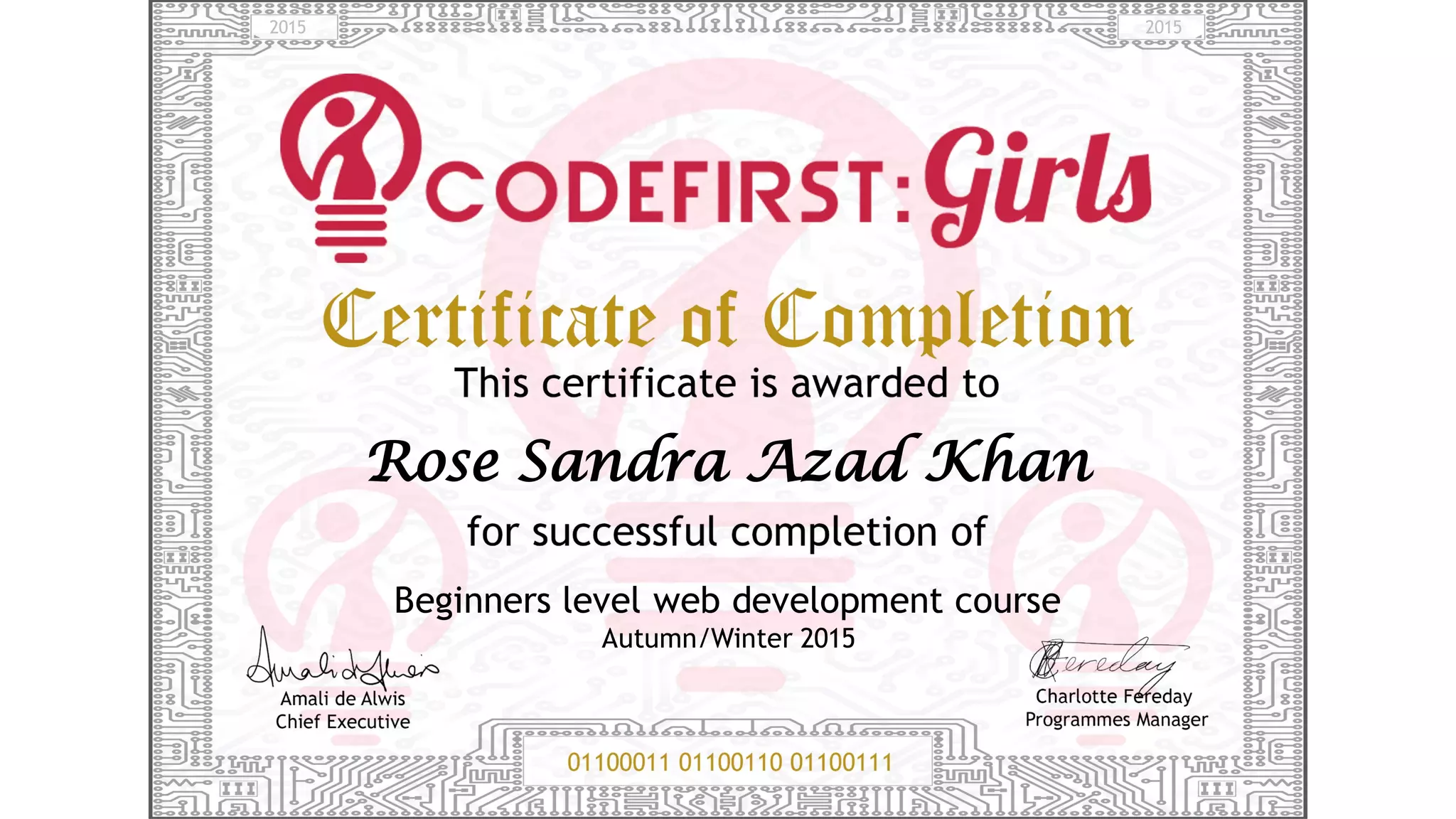 CFG certificate_beginner | PPT