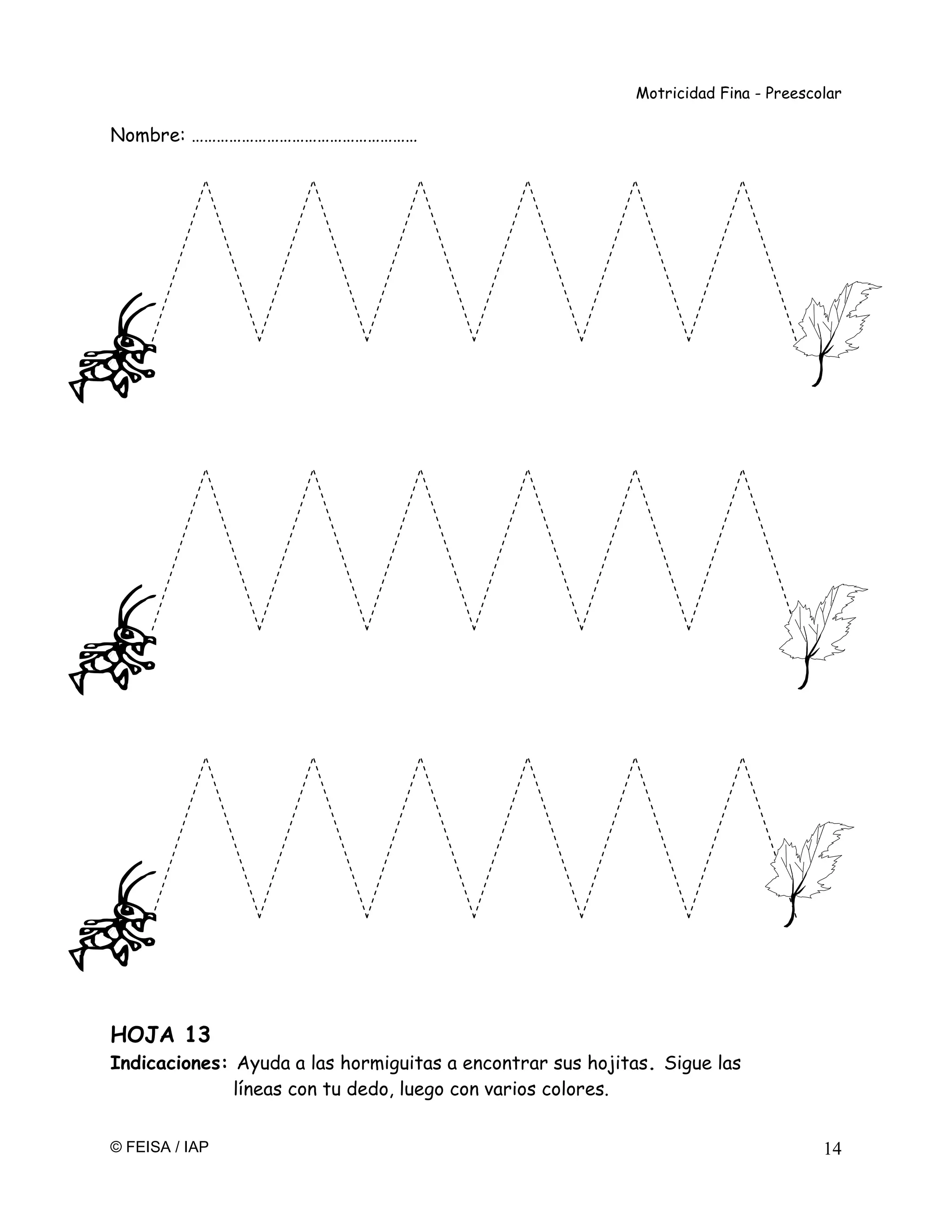 Motricidad-fina-hojas-de-trabajo-preescolar | PDF