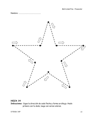 Motricidad-fina-hojas-de-trabajo-preescolar | PDF