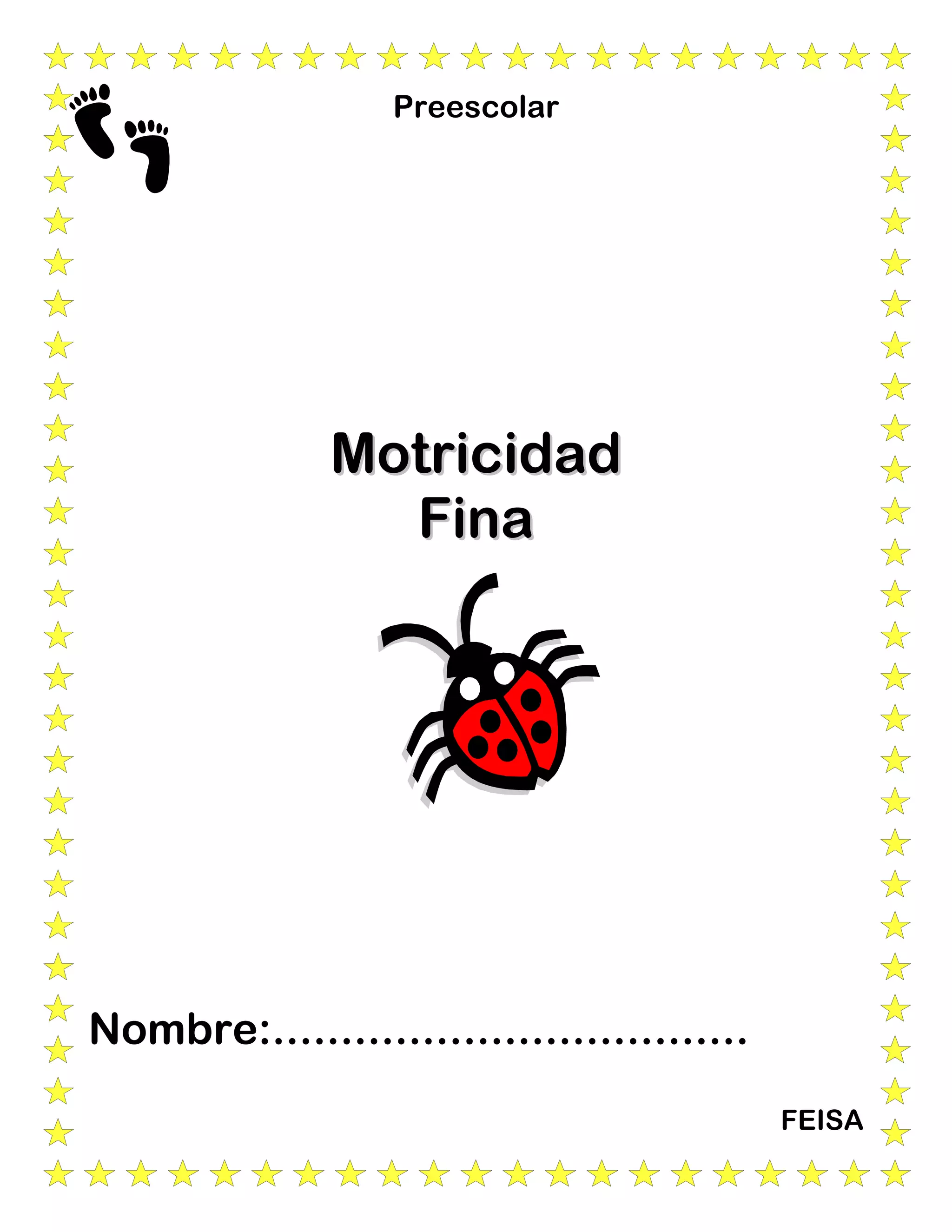 Hojas De Trabajo De Control Motor Fino