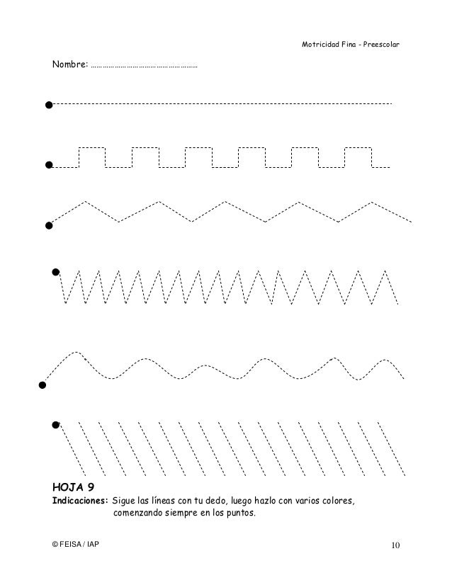 Hojas De Trabajo De Motricidad Fina Para Preescolar - Para