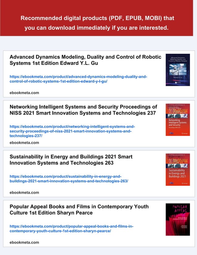 Communication and Control for Robotic Systems Smart Innovation Systems ...