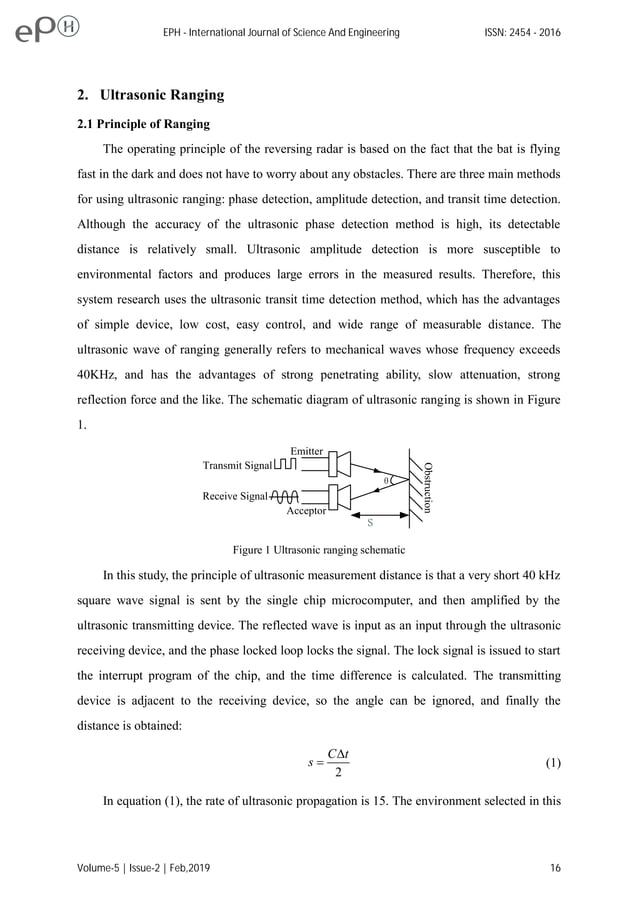 Research on Car Reversing Radar System Based on Ultrasonic | PDF