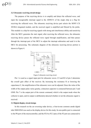 Research on Car Reversing Radar System Based on Ultrasonic | PDF