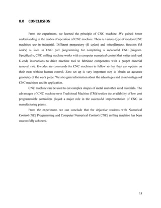 114722893 cnc-milling-report | PDF