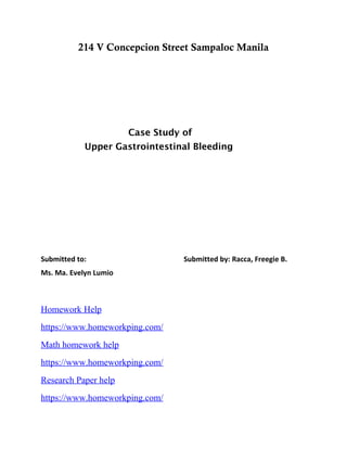 114888880 ugib-case-study | DOC