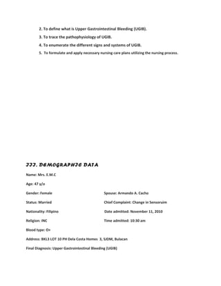 114888880 ugib-case-study | PDF