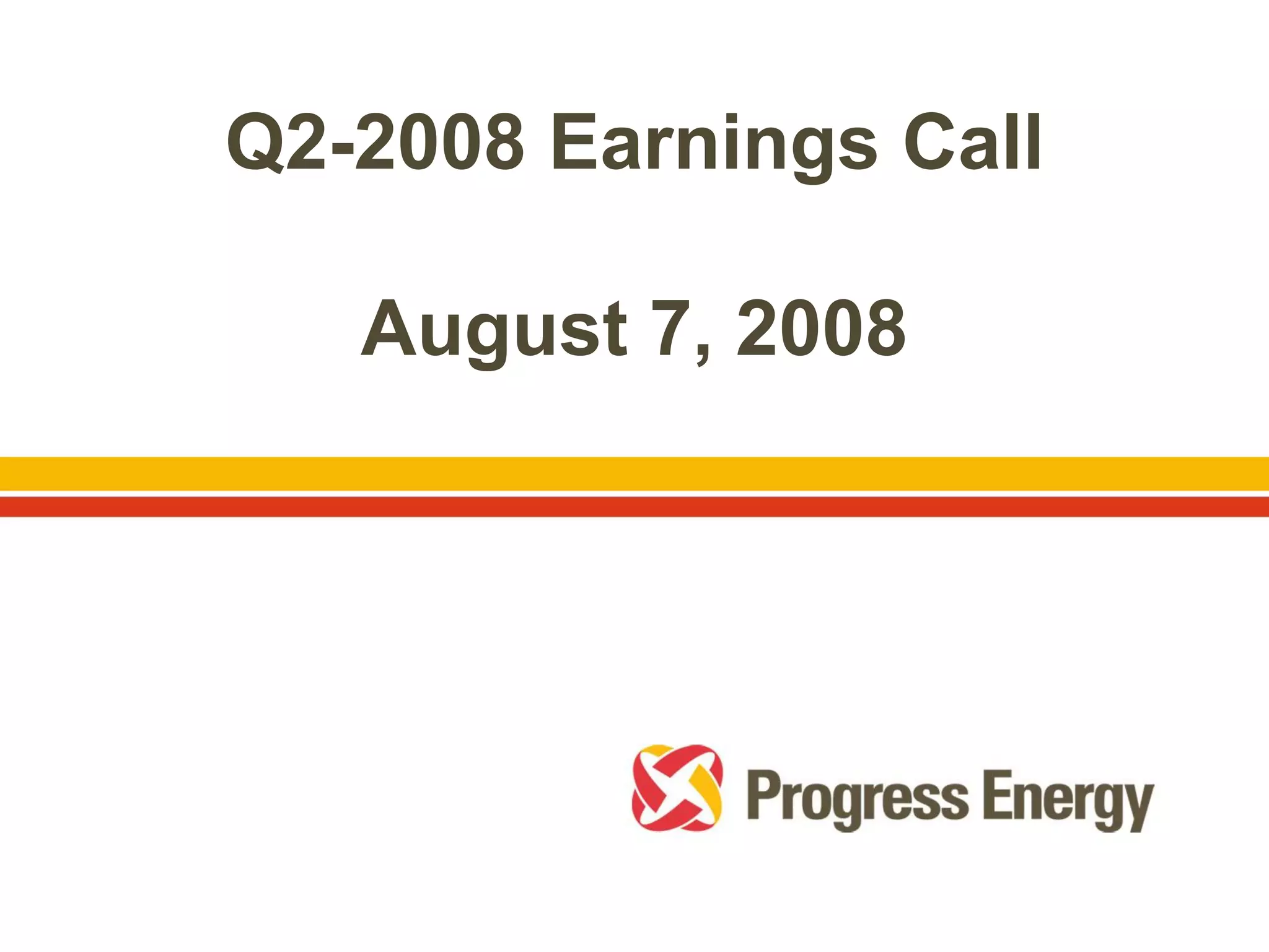 progress energy 08/07/08slides | PPT