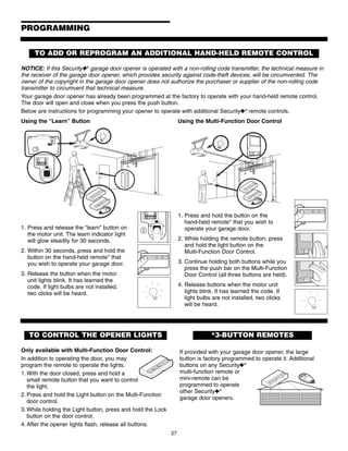 Liftmaster Garage Door Opener Manual