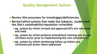 QMS at the Site | PPTX