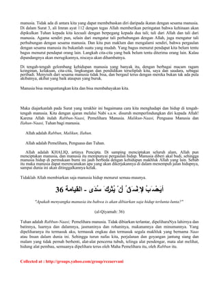 Tafsir Al azhar 114 an nas | PDF