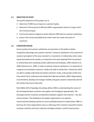 THE IMPACT OF EFFECTIVE CUSTOMER RELATIONSHIP MANAGEMENT ON REPURCHASE ...